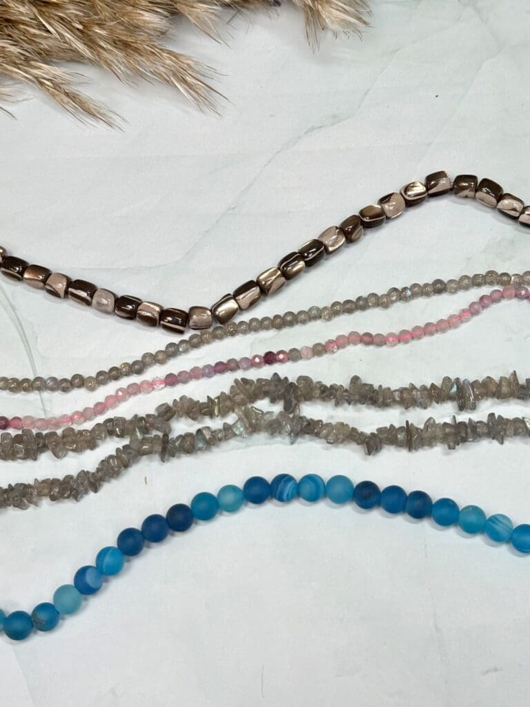 5 strand mystery gemstone bundle